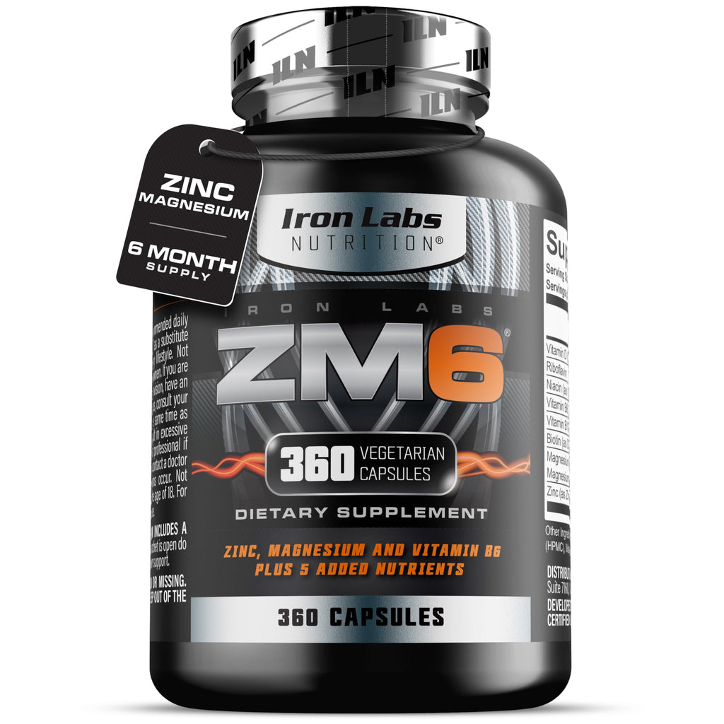 ZM6 zinc magnesium supplement capsules