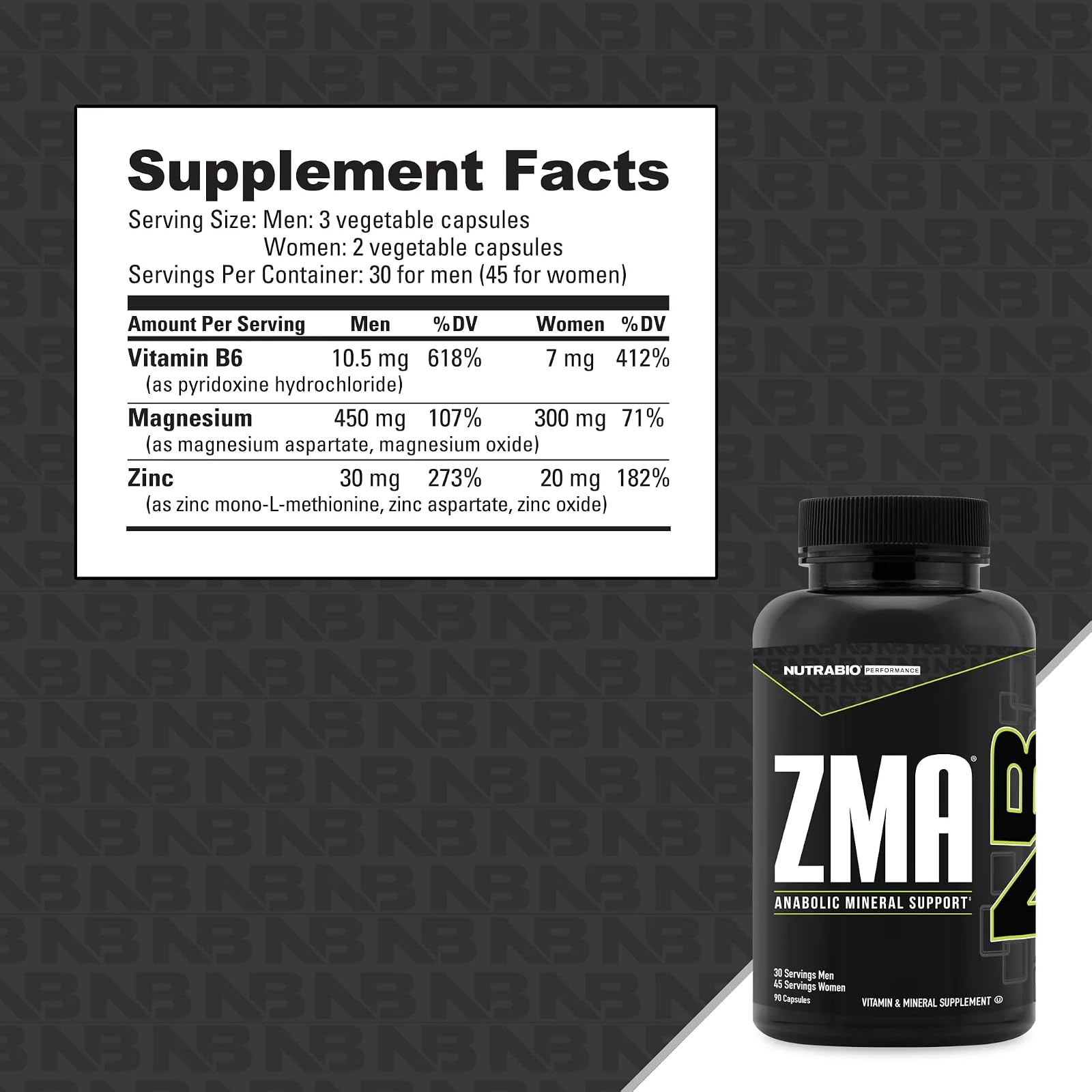 ZMA capsules for better sleep