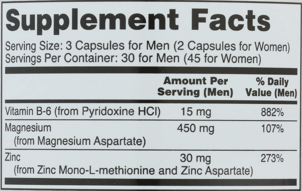 ZMA capsules for muscle growth