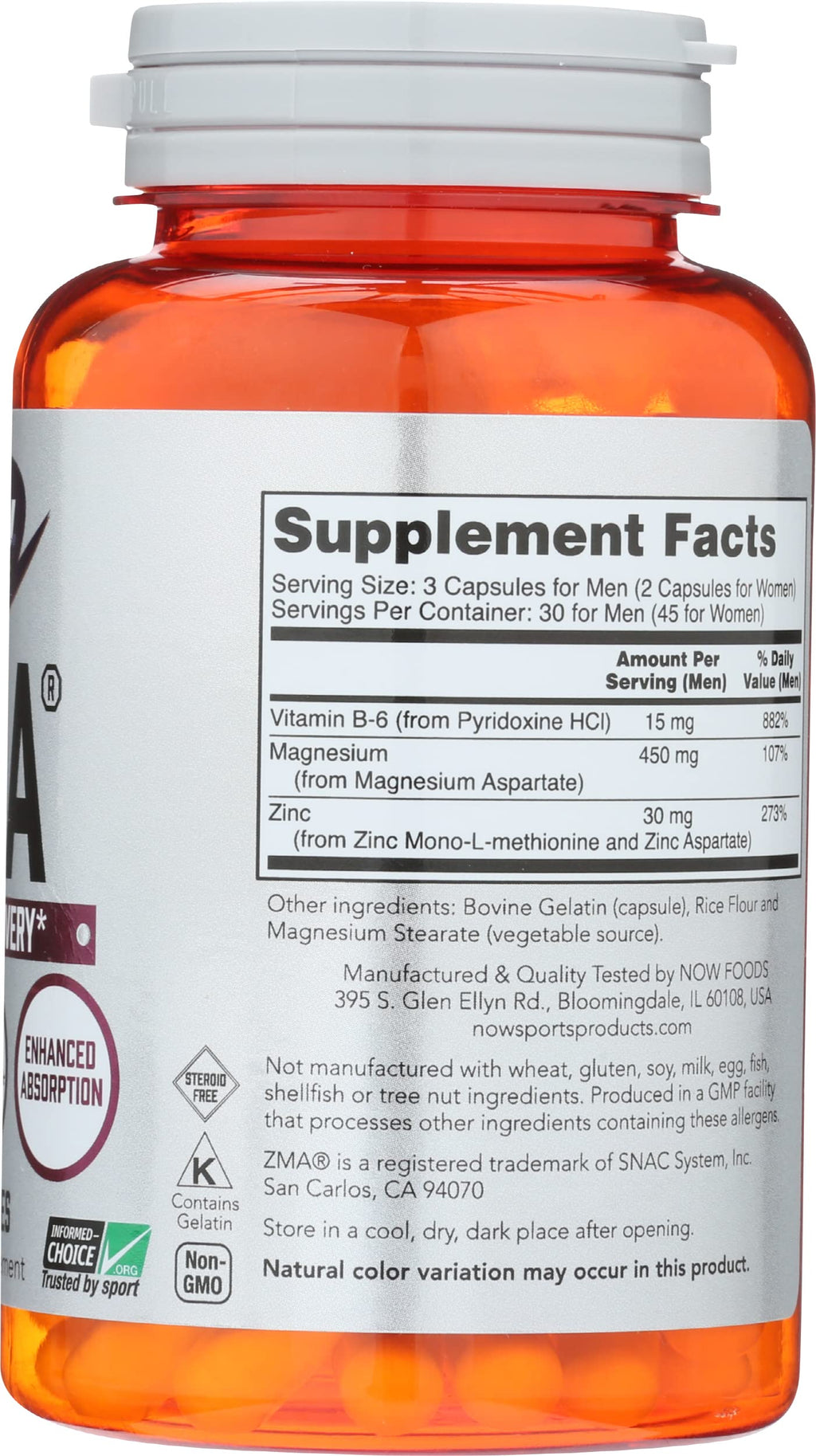 ZMA for enhanced strength training