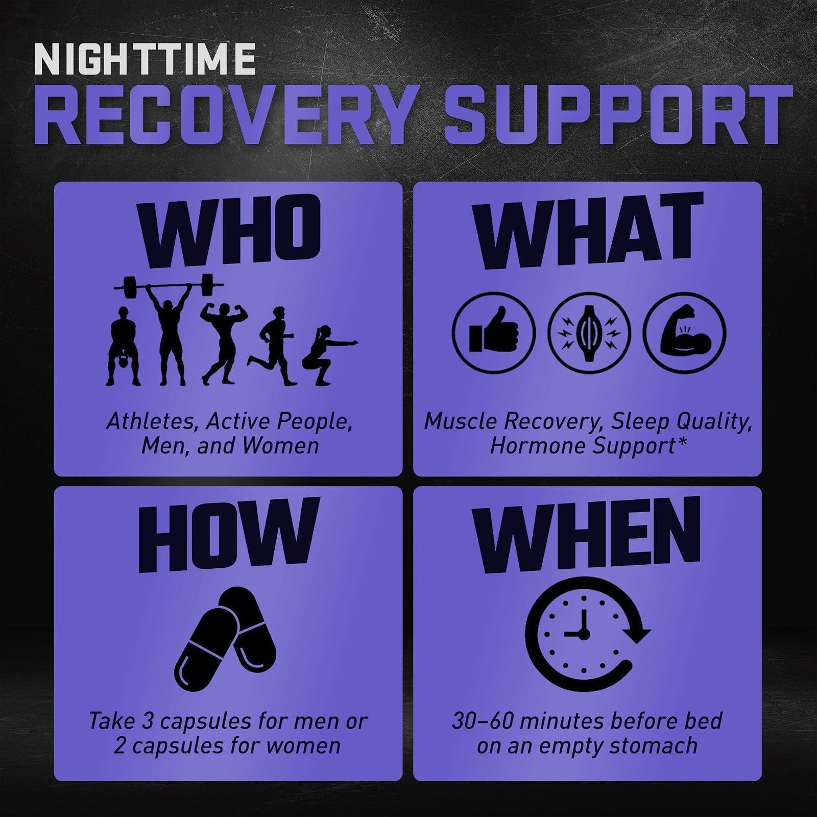 ZMA JYM for improved sleep quality