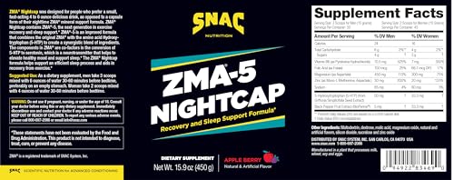 ZMA sleep aid for muscle recovery