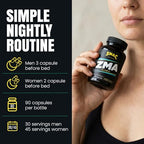 ZMA supplement for sleep support