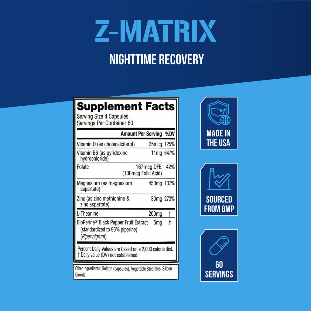 ZMatrix magnesium and zinc supplement