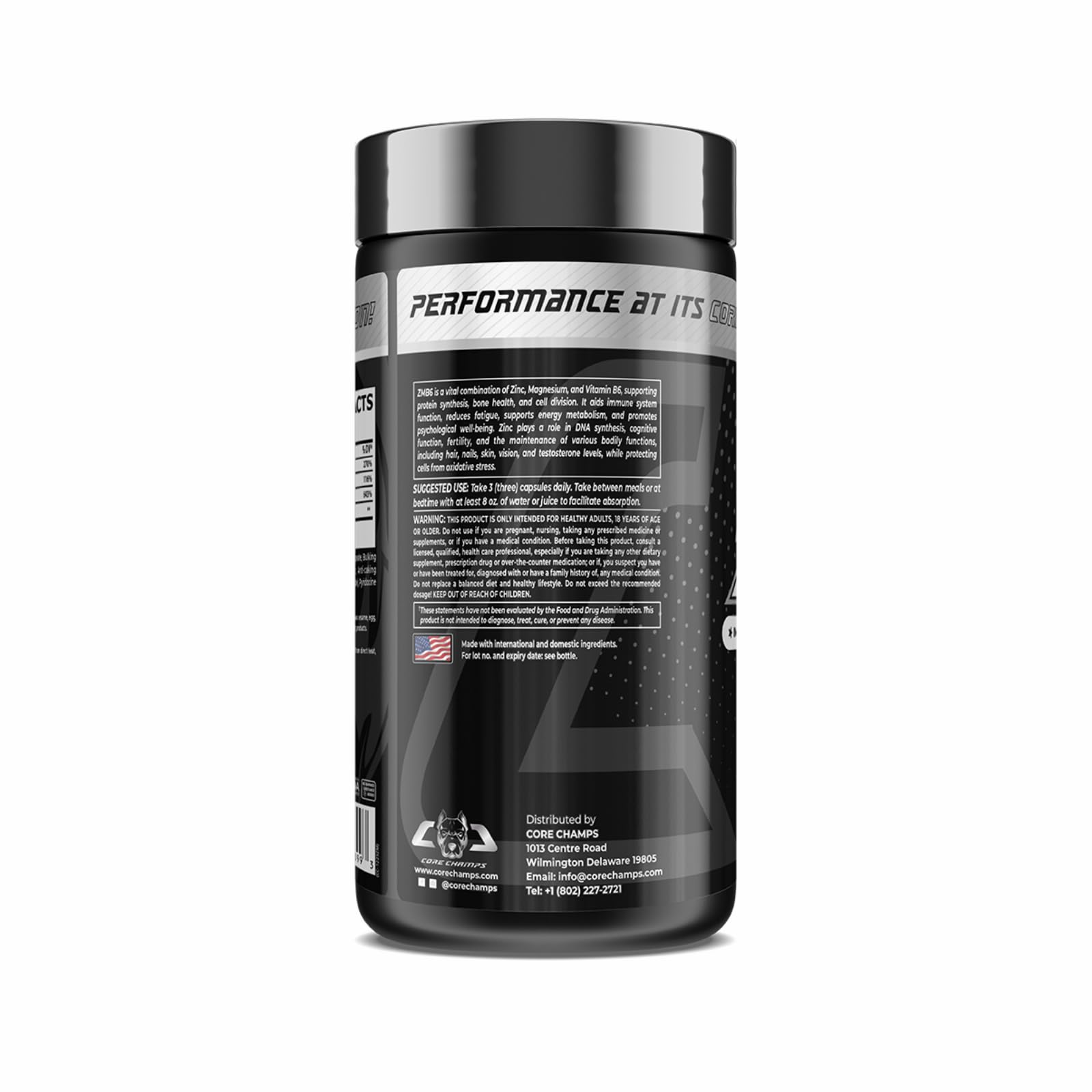 ZMB6 blended vitamin & mineral supplements for active lifestyles