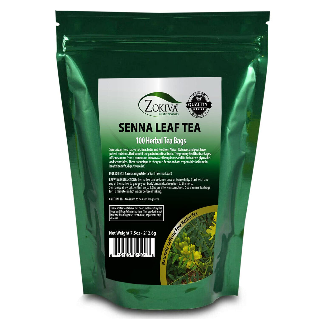 Zokiva Senna herbal detox tea bags