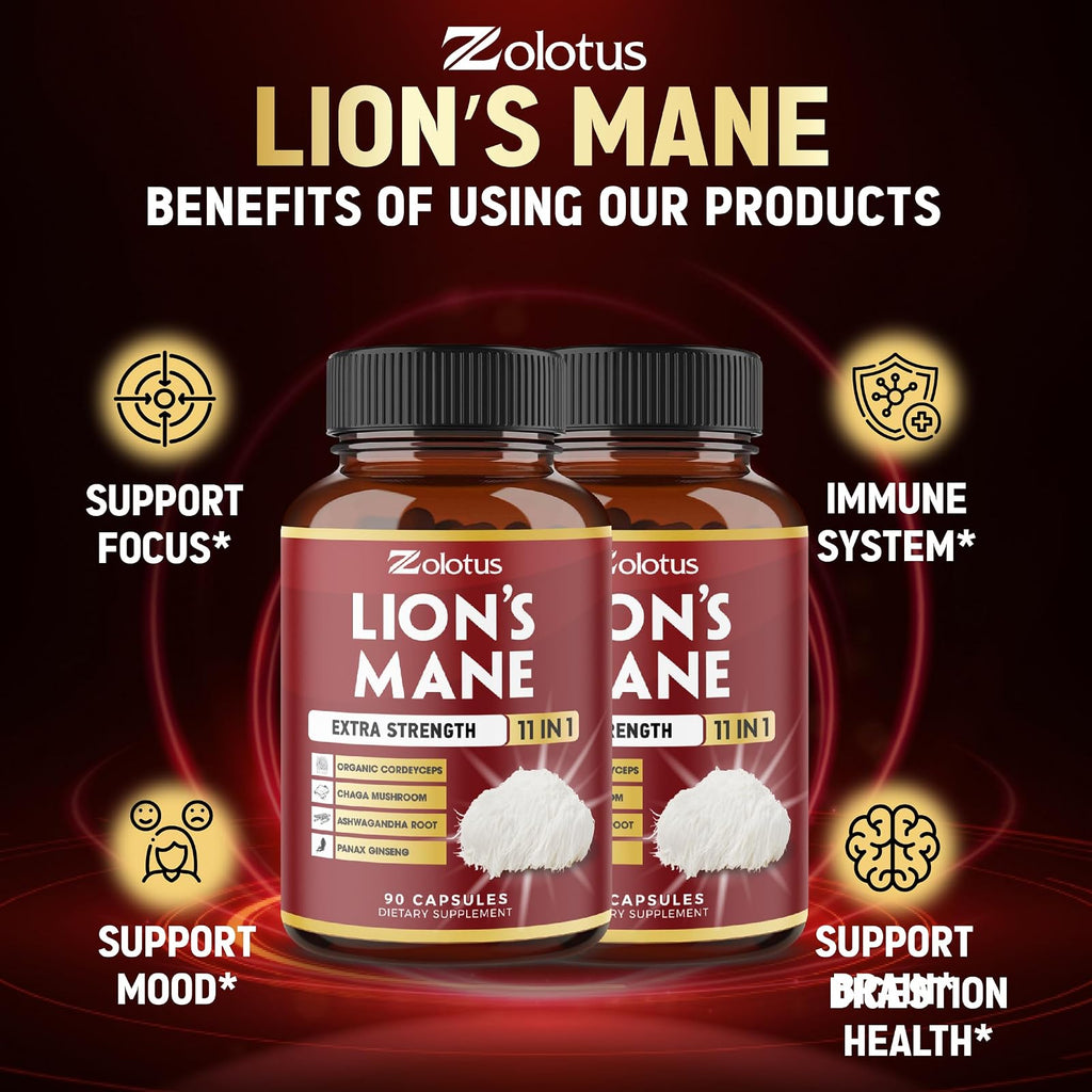 Zolotus lion's mane for wellness