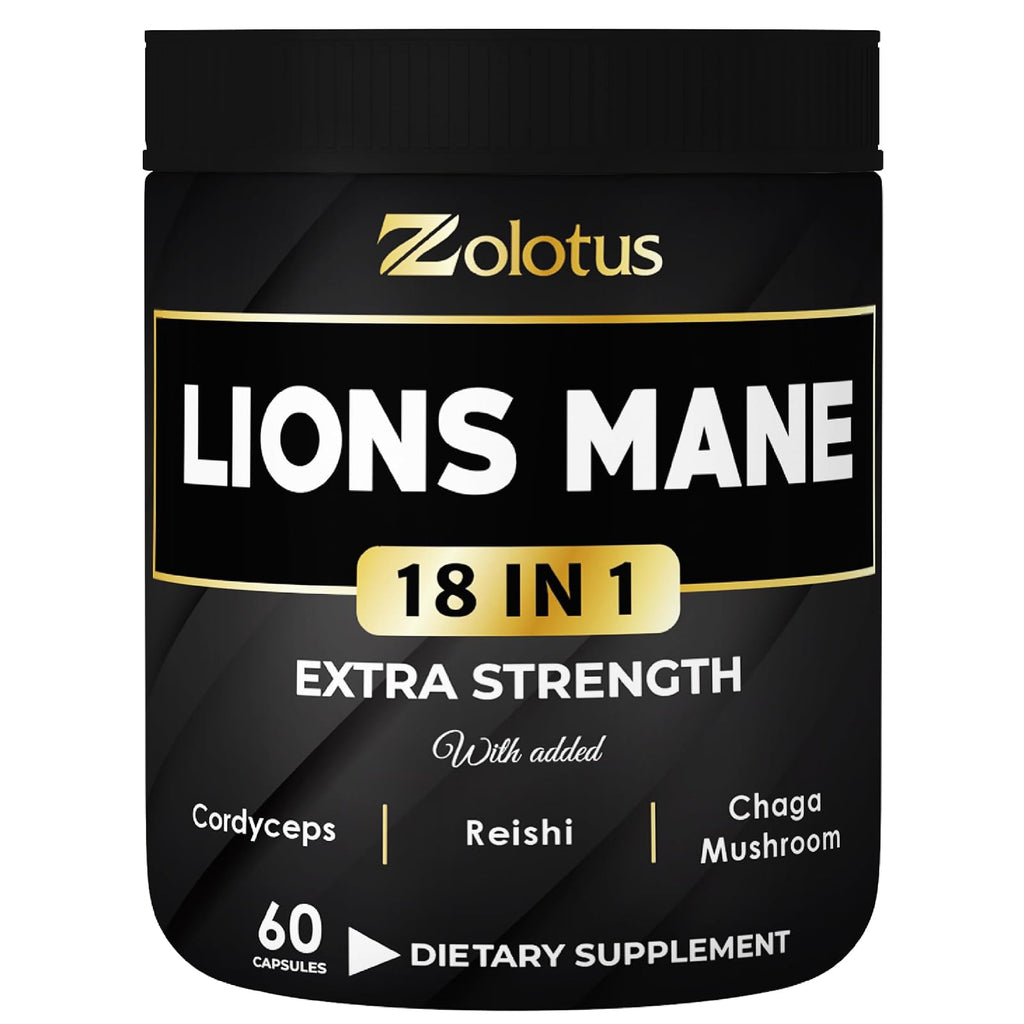 Zolotus lion's mane mushroom capsules