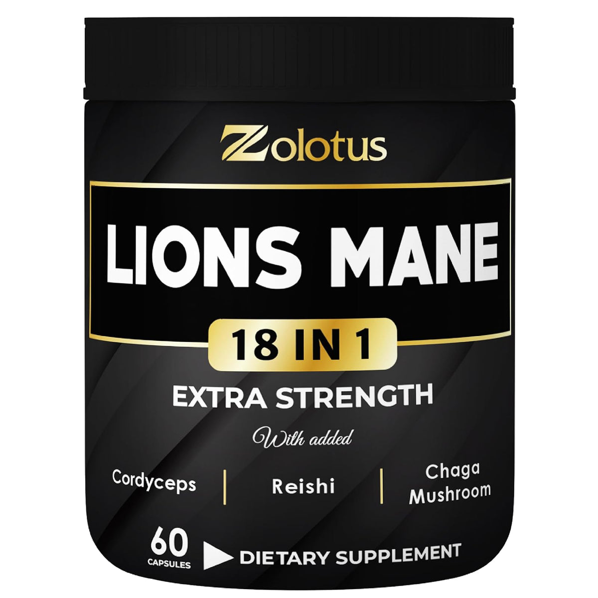 Zolotus lion's mane mushroom capsules