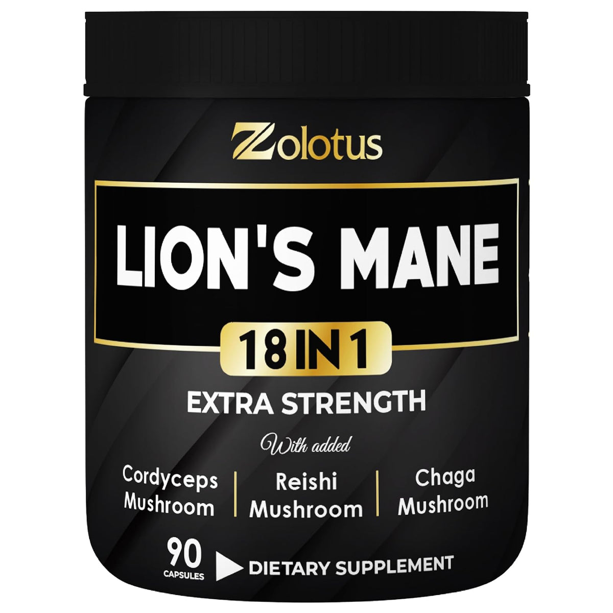 Zolotus lion's mane mushroom capsules