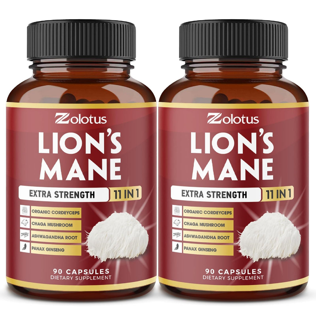 Zolotus lion's mane mushroom capsules