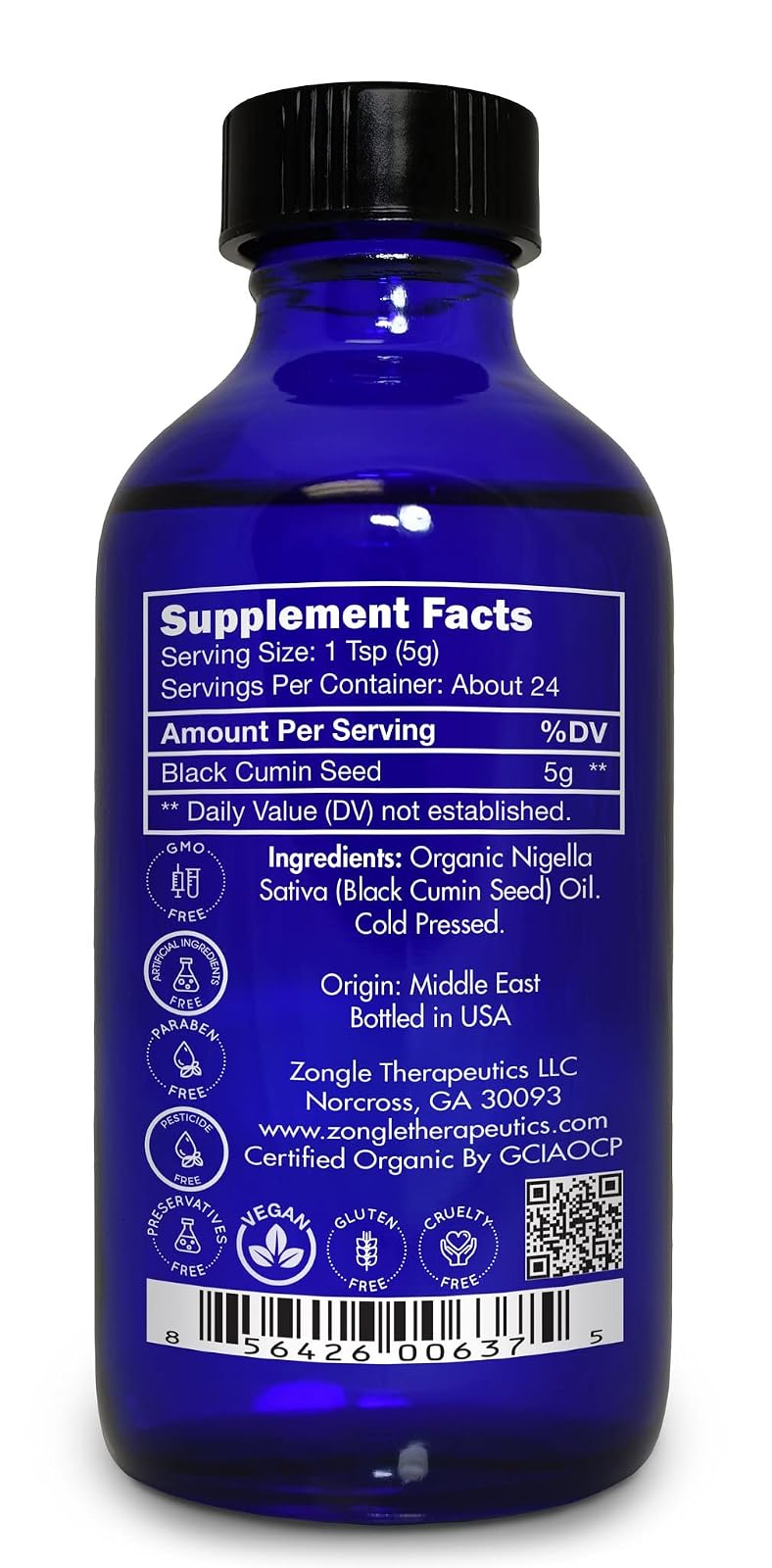 Zongle black seed oil for digestion