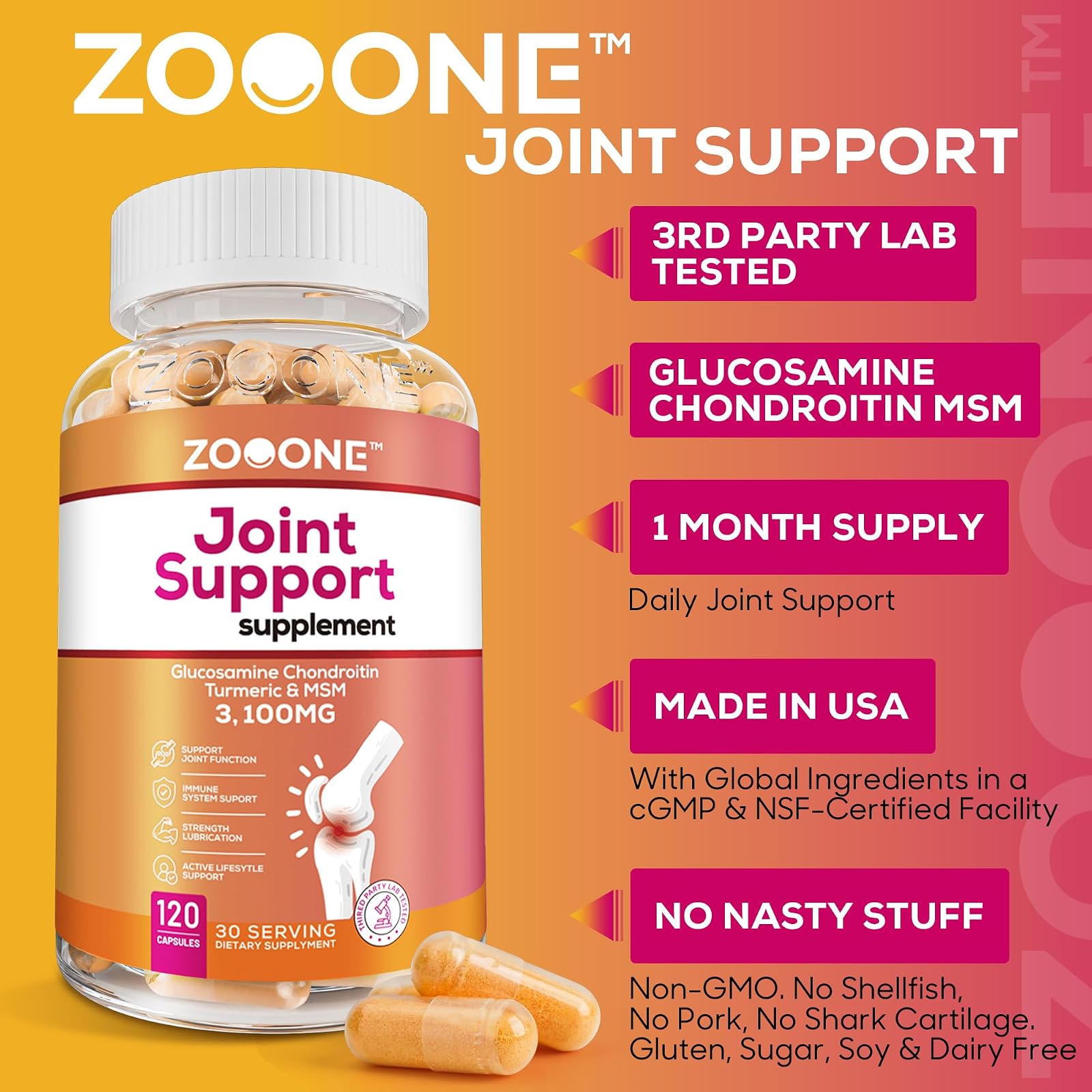 zooone glucosamine chondroitin benefits