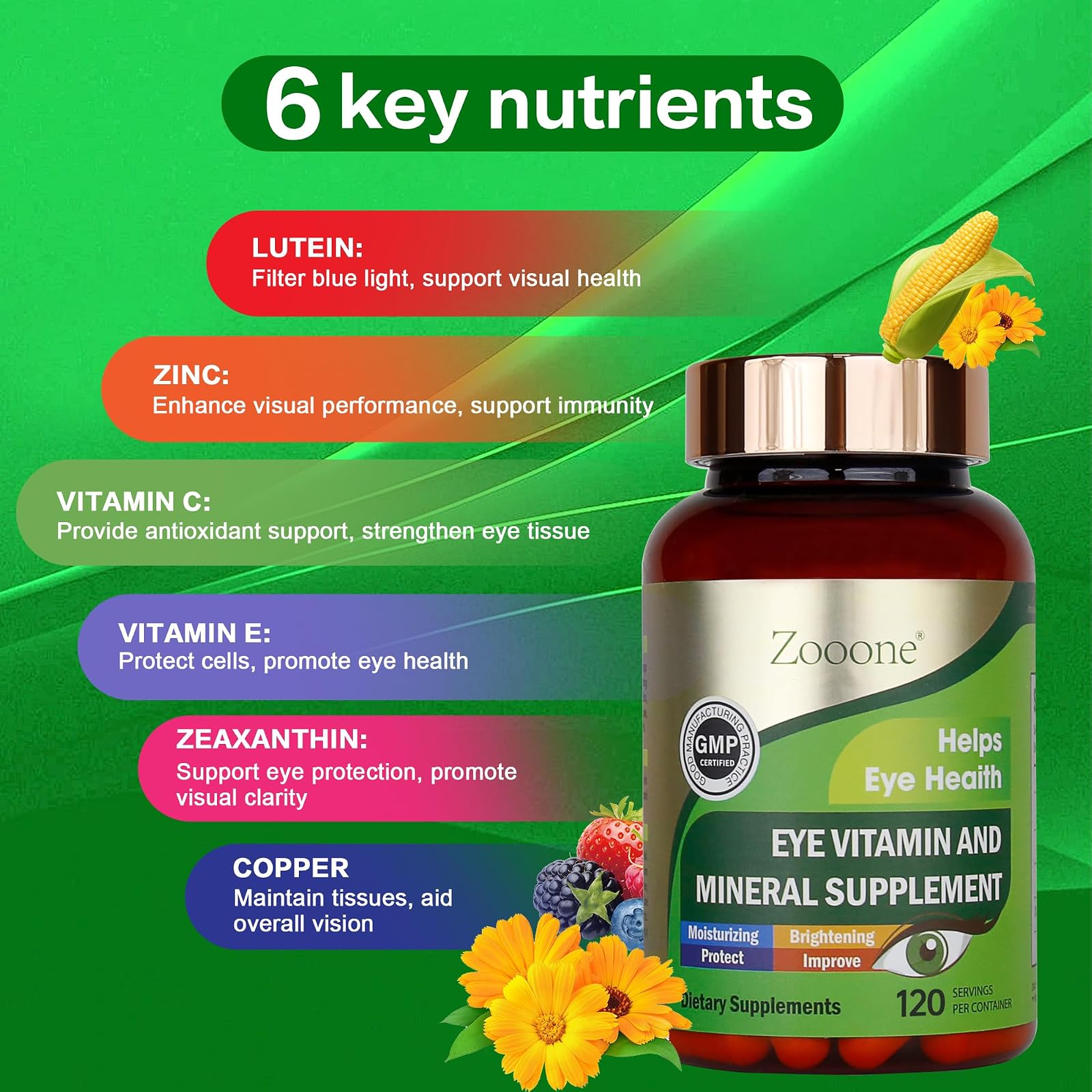 Zooone Lutein capsules for daily wellness