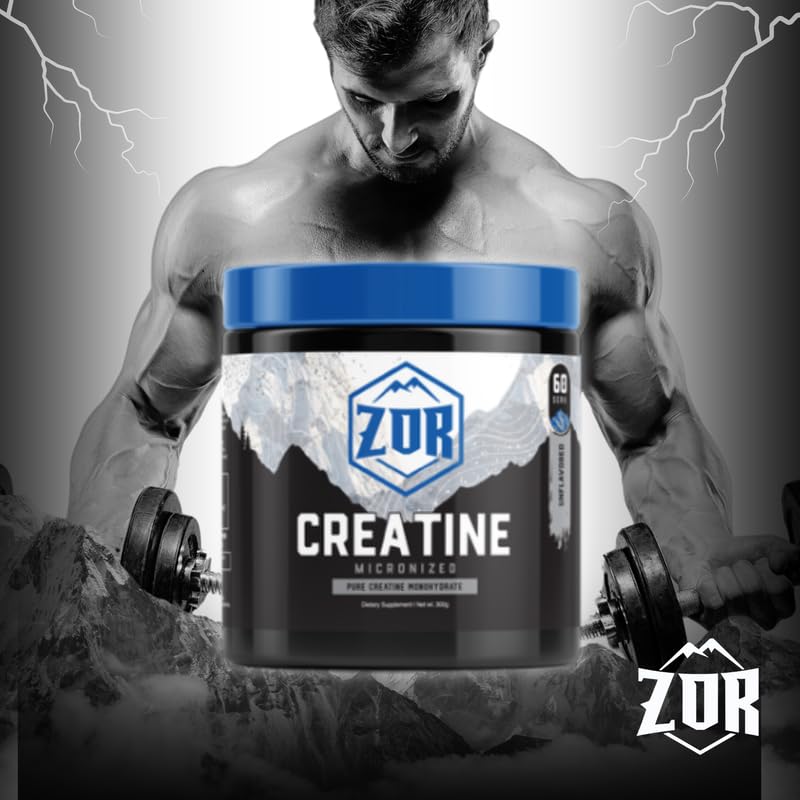 ZOR micronized creatine for better absorption