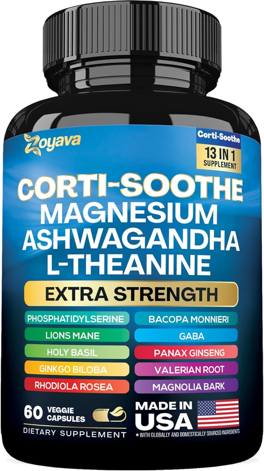 Zoyava ashwagandha capsules for stress relief