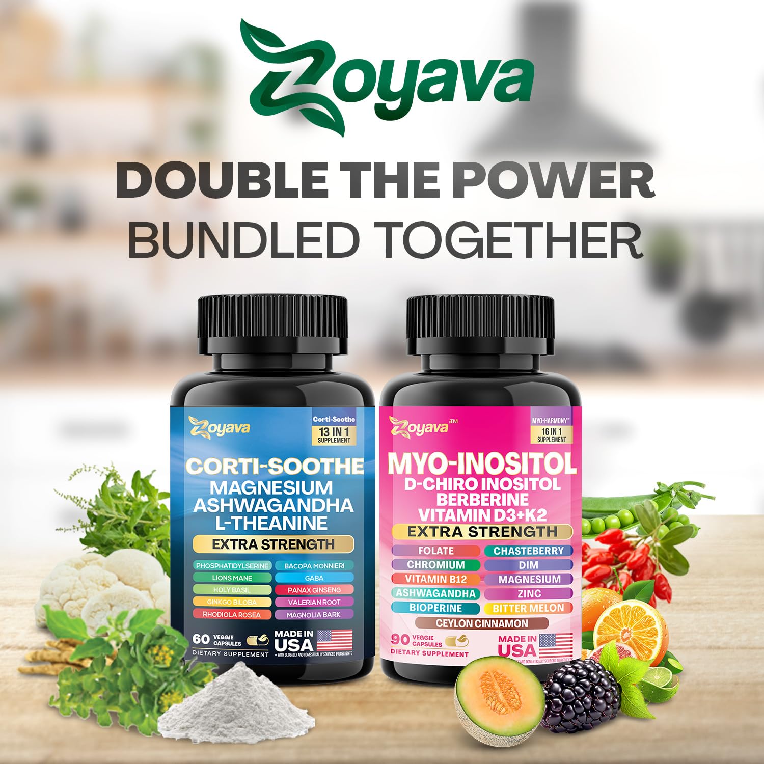 Zoyava blended vitamin & mineral supplements for immunity