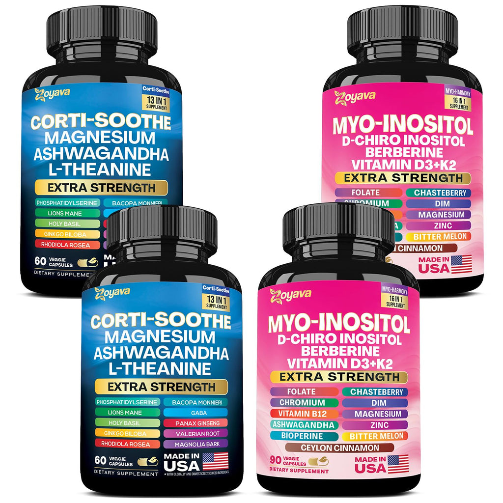 Zoyava blended vitamin & mineral supplements for stress relief