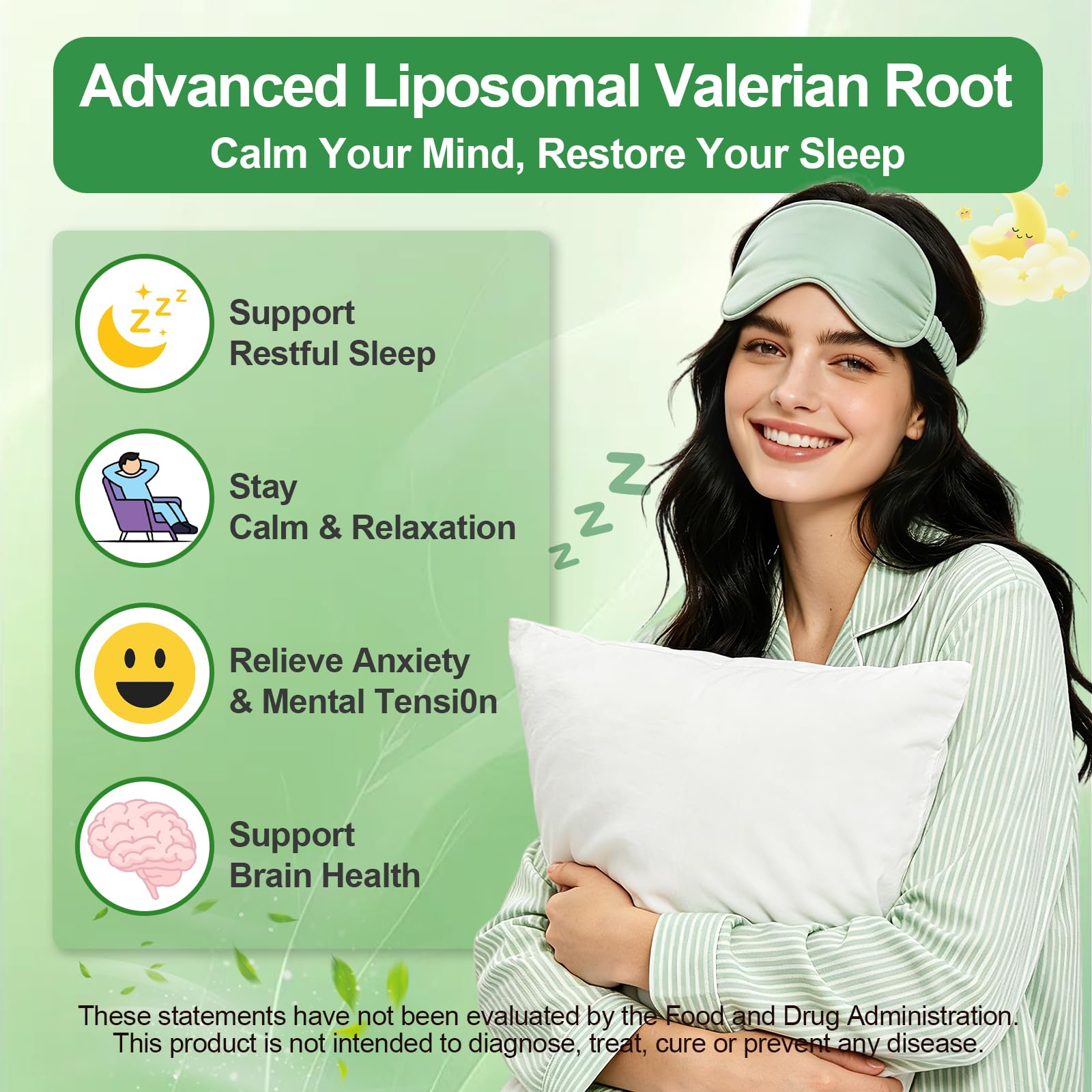 ZOYIIUVY valerian gummies for better sleep
