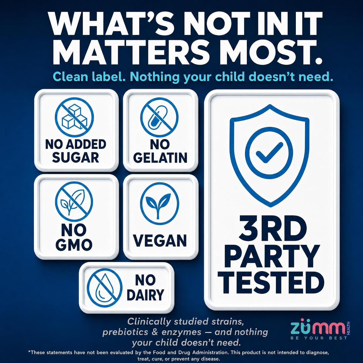 Zumm Health probiotics for age 2+