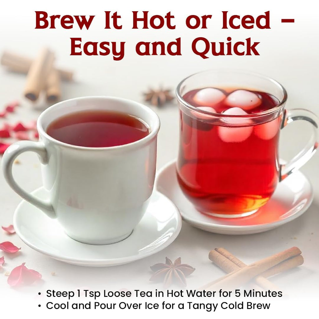 Zyanna hibiscus tea for refreshing iced drinks