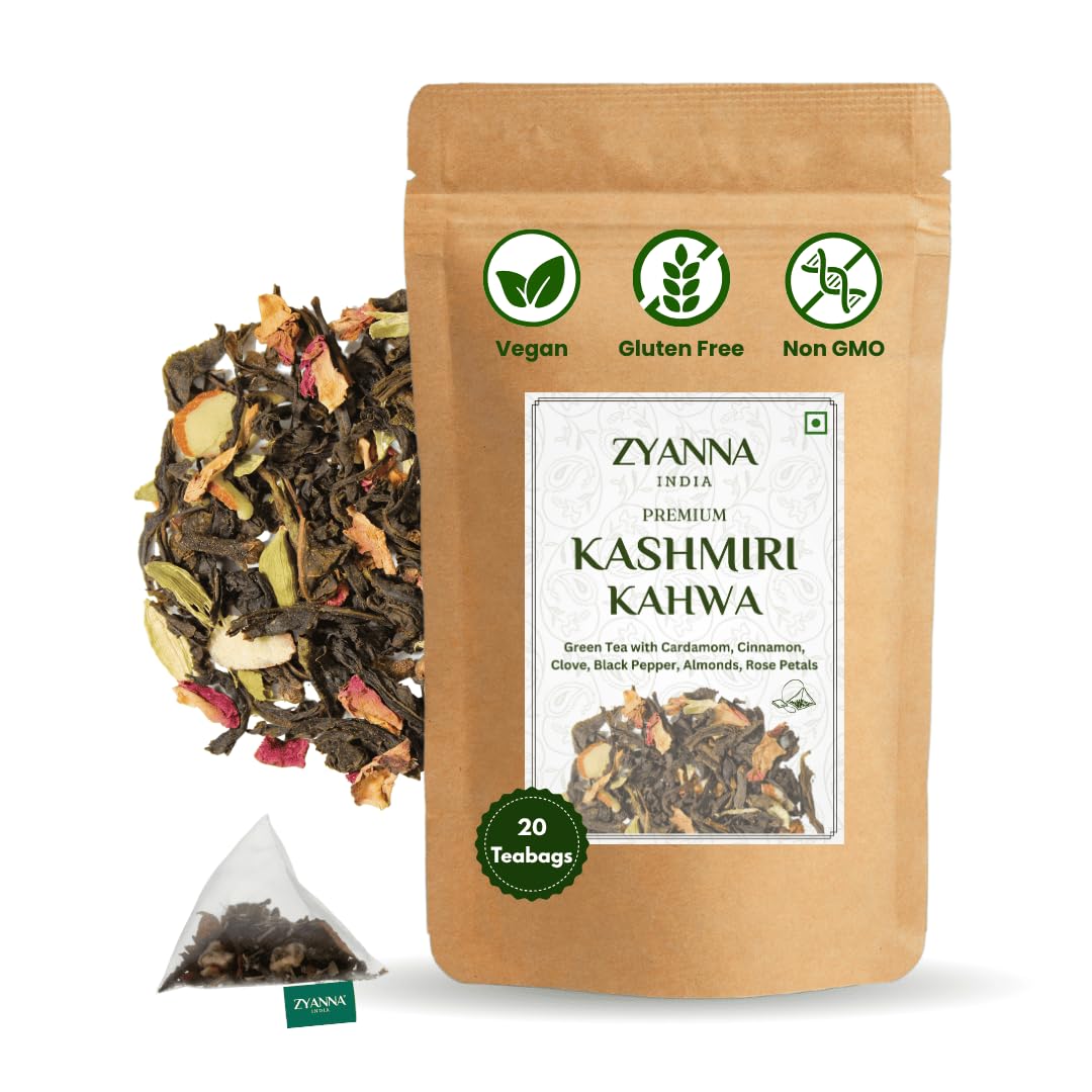 Zyanna Kashmiri Kahwa herbal tea bags