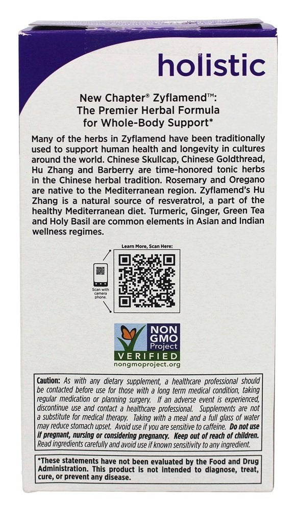 Zyflamend capsules for joint support
