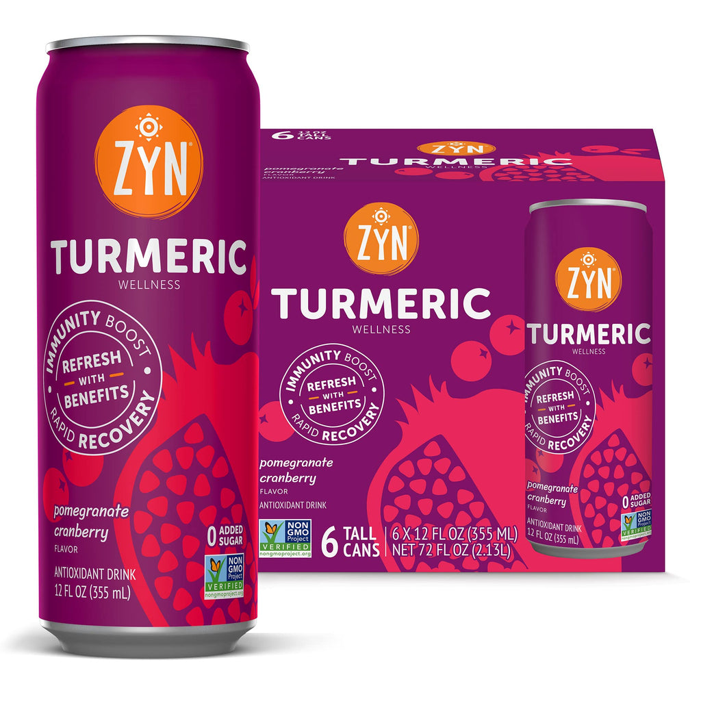ZYN turmeric drink low calorie