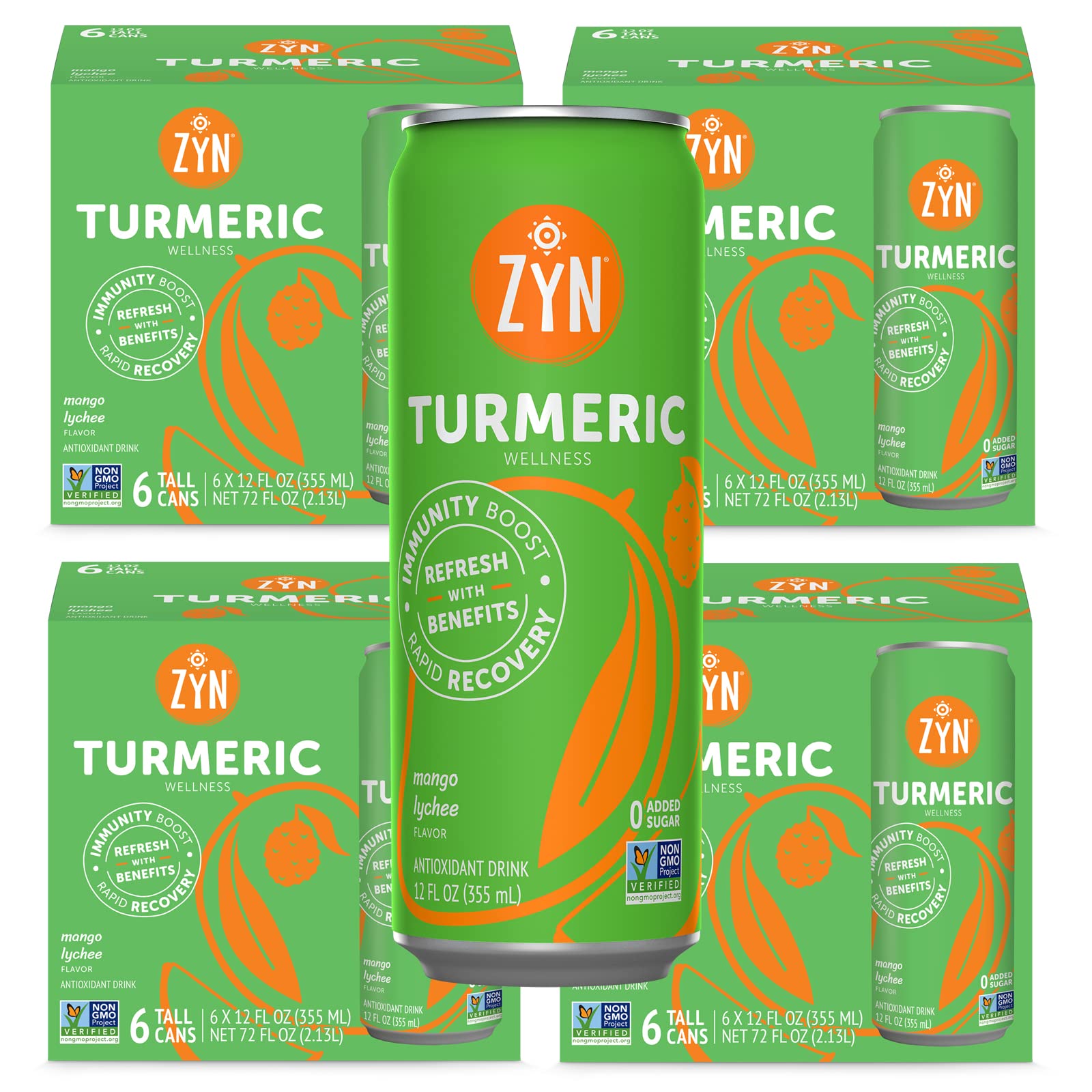 ZYN turmeric drink low calorie