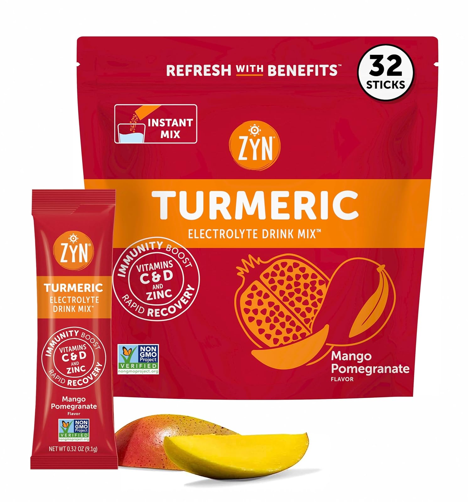 ZYN turmeric electrolyte packets benefits