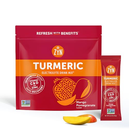 ZYN turmeric electrolyte packets benefits