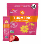 ZYN turmeric electrolyte packets strawberry yuzu