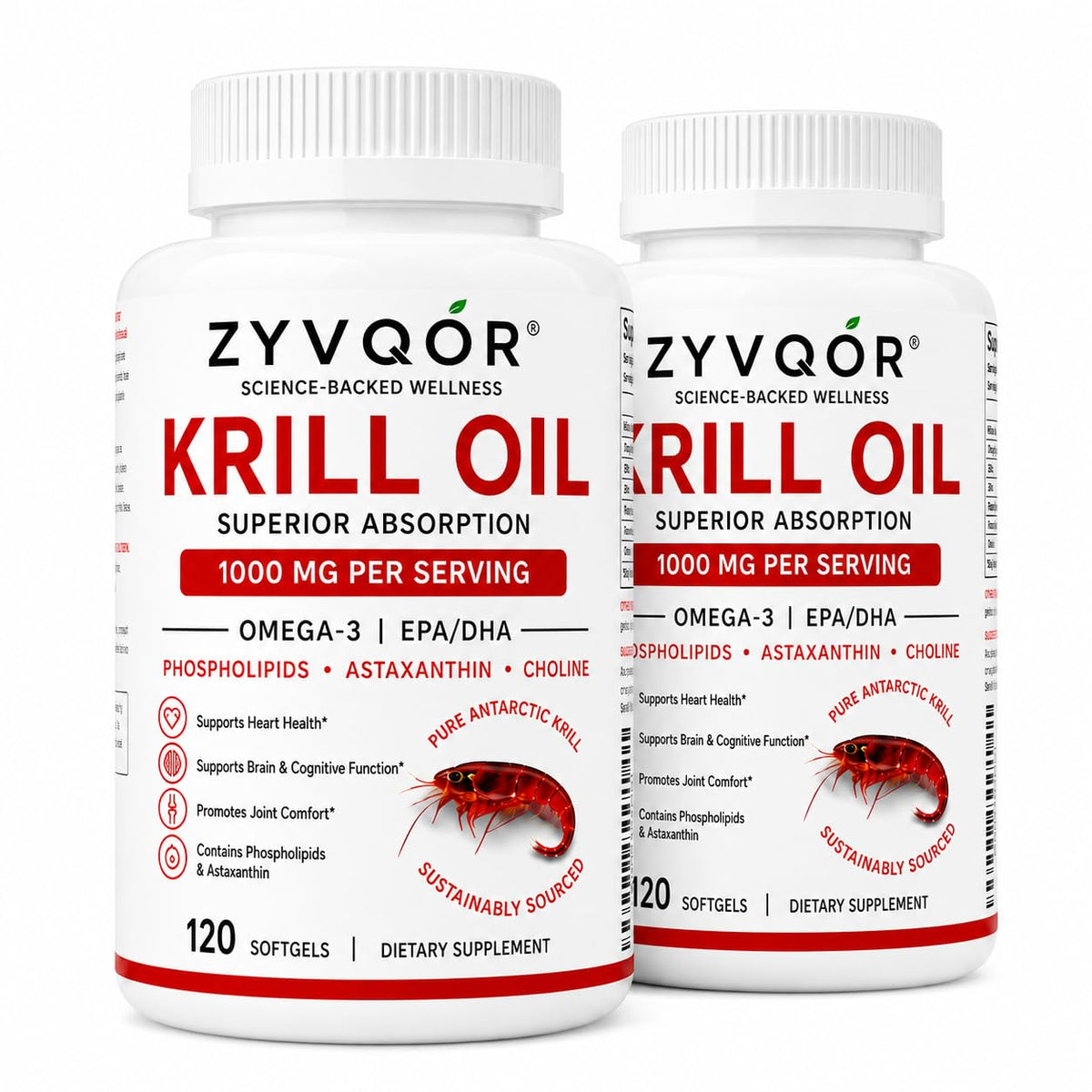 ZYVQOR krill oil softgels 1000 mg