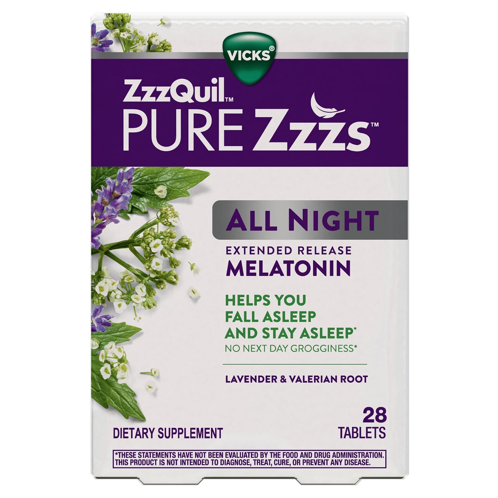 ZzzQuil melatonin for nighttime calm
