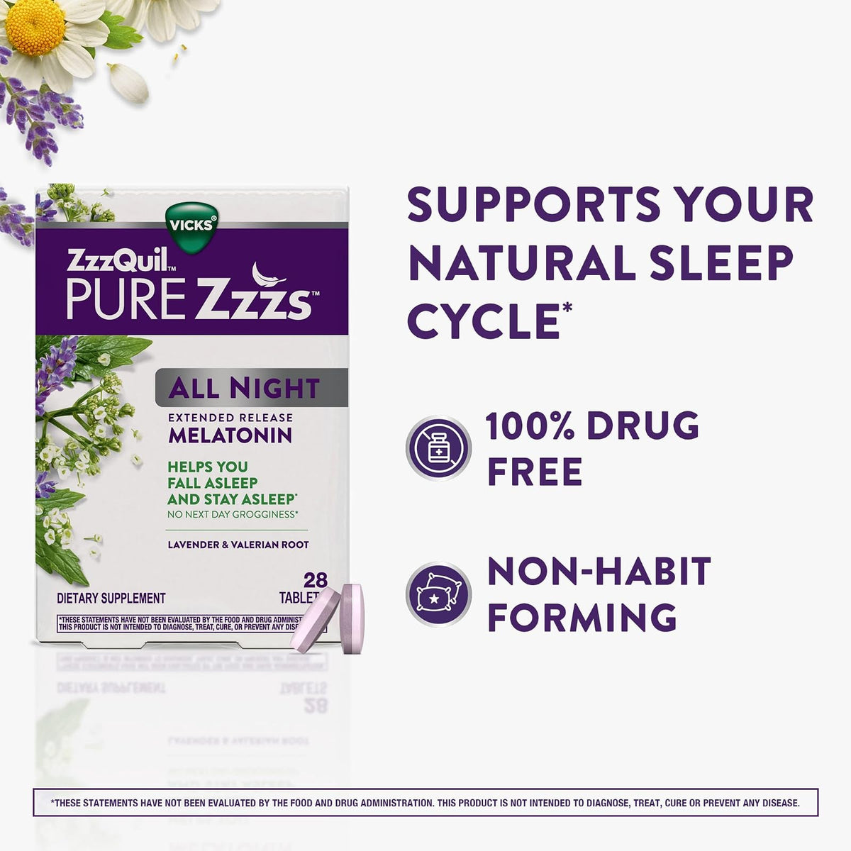 ZzzQuil melatonin for restful nights