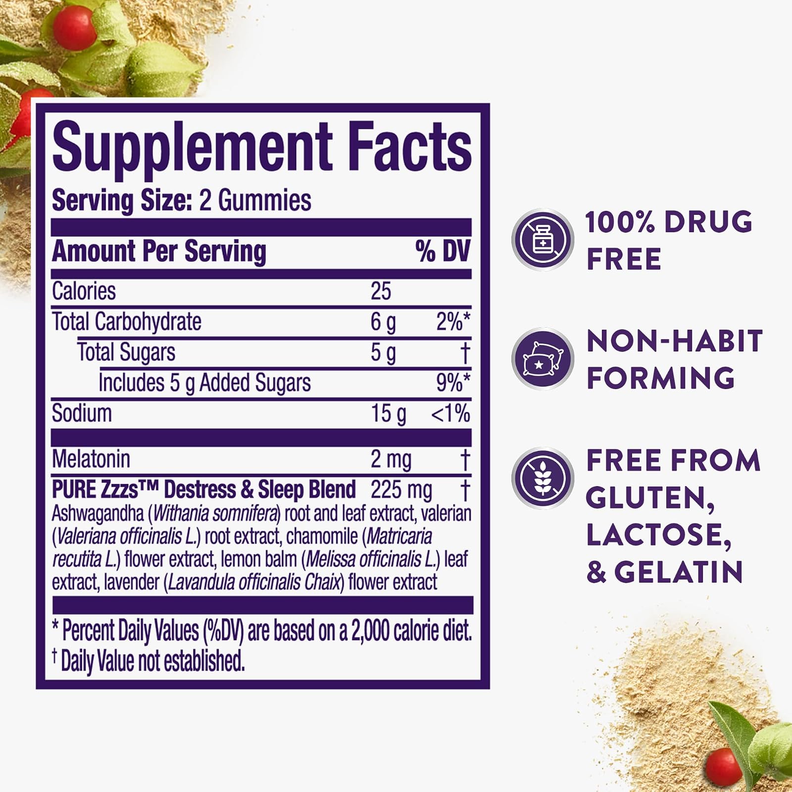 ZzzQuil melatonin gummies for stress relief