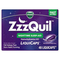 ZzzQuil melatonin sleep aid capsules